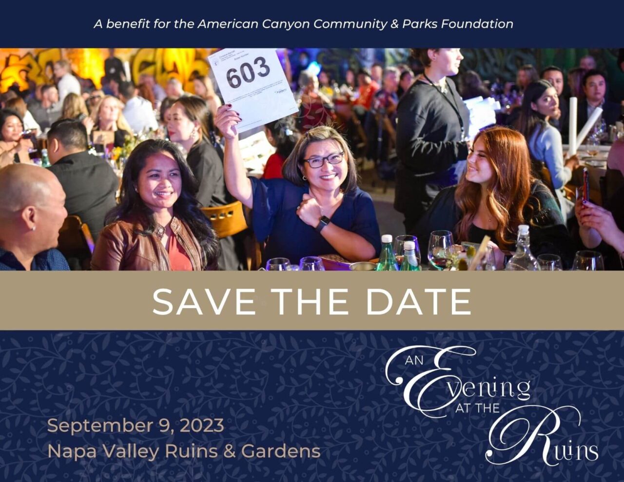 The 7th annual Evening at the Ruins - American Canyon Community & Parks Foundation
